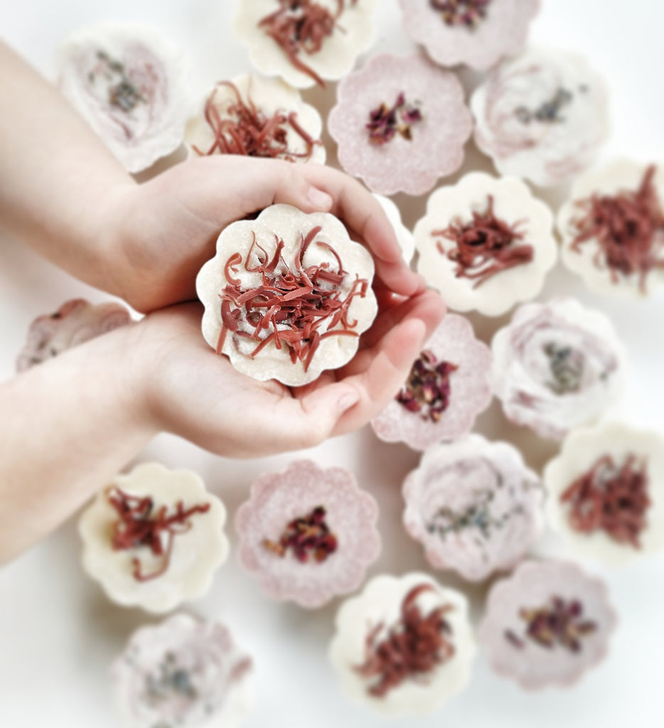 Pink Soapworks, handmade natural soap, bath and body products.